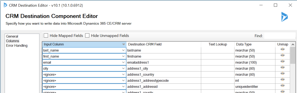 SSIS Integration with Dynamics 365 and KingswaySoft toolkit – Nicolas Mayeur